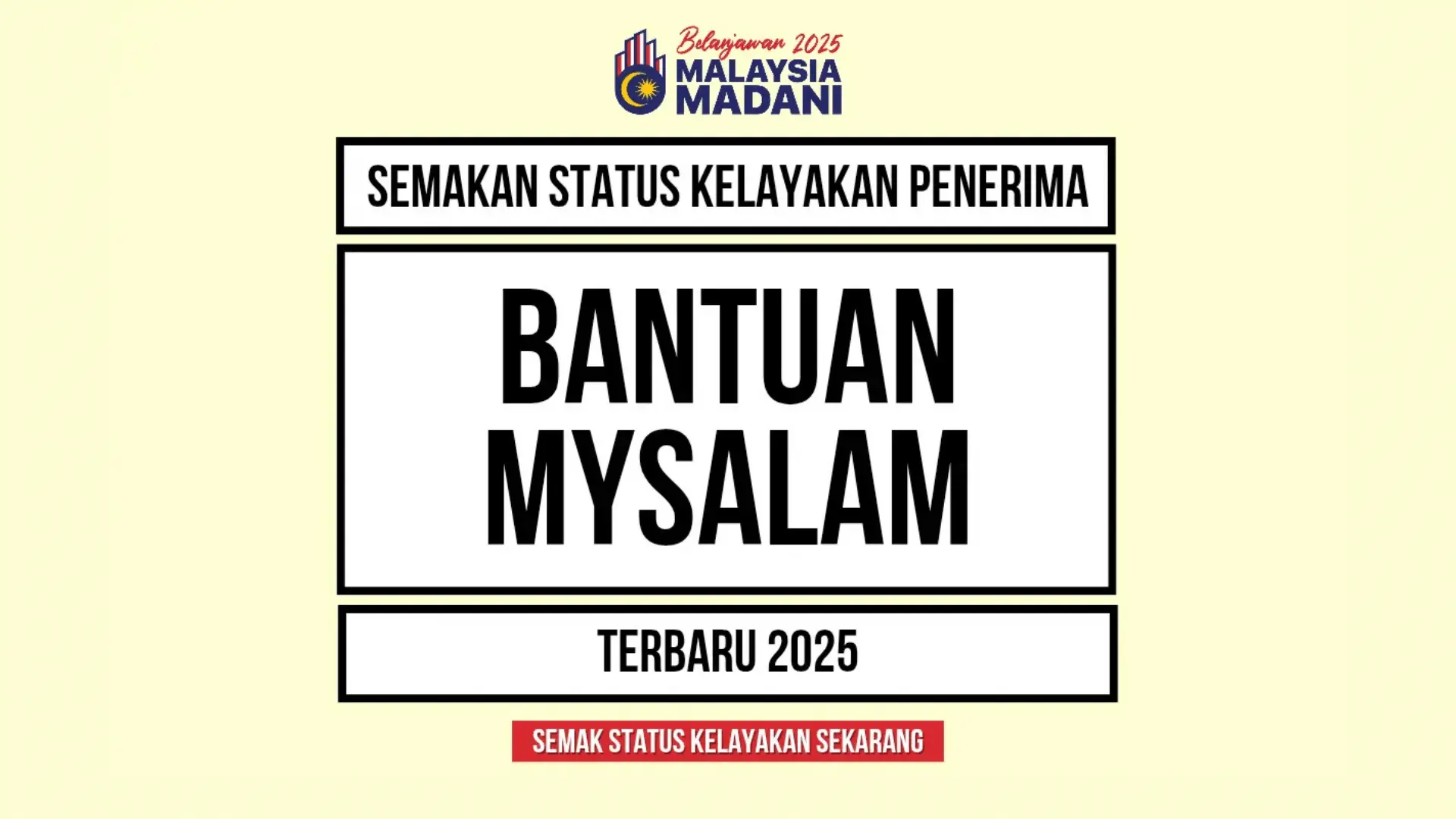 mySalam 2025: Semakan & Login Kelayakan